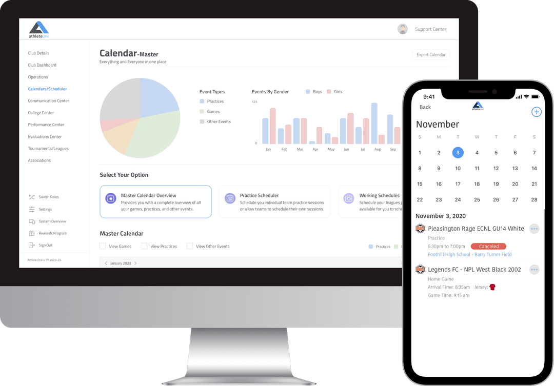 Athlete One - Club Operations